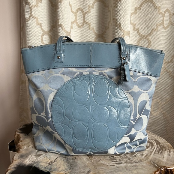Coach | Bags | Coach Laura Signature Vintage Tote Bag | Poshmark